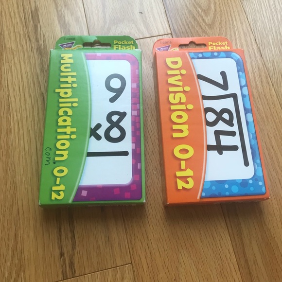 Other | Multiplication Flash Cards Division Flash Cards | Poshmark